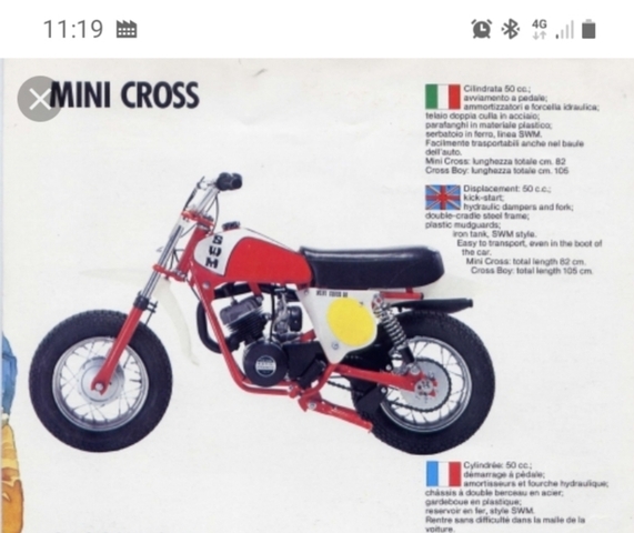 Copertina sella swm mini cross 50 Briga Novarese - AnnunciToday.it