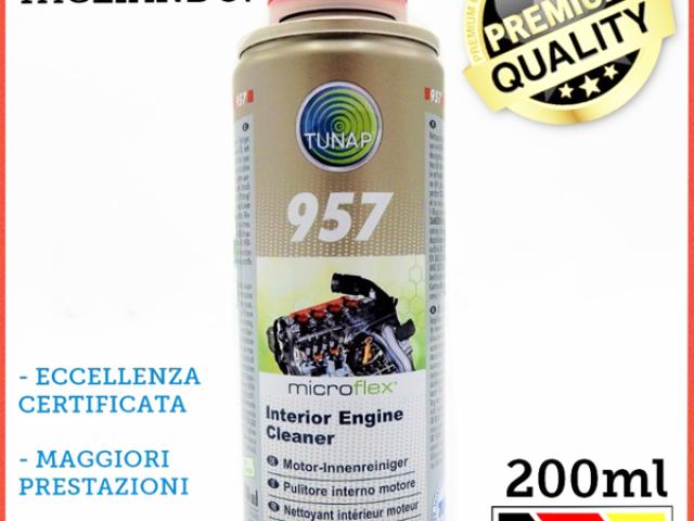 Pulitore Olio Motore TAGLIANDO Additivo Professionale TUNAP 957 ...